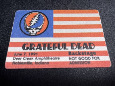 Grateful Dead Pass~ Unused- June 7, 1991 | eBay