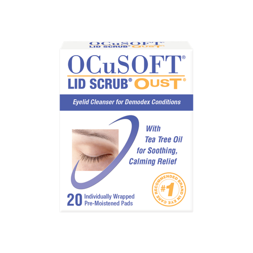 Ocusoft OUST Demodex Lid Scrub Blepharitis Wipes (x20) | eBay