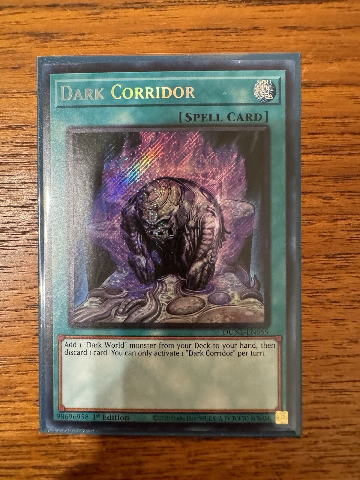 Dark Corridor - DUNE-EN059 - Secret Rare - 1st Edition LP Card ...