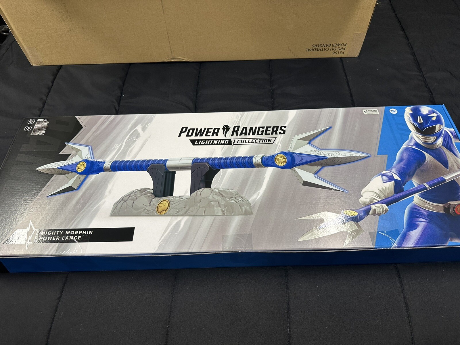 Power Rangers Lightning Collection MIGHTY MORPHIN POWER LANCE Blue ...