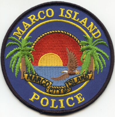 MARCO ISLAND FLORIDA FL colorful POLICE PATCH | eBay