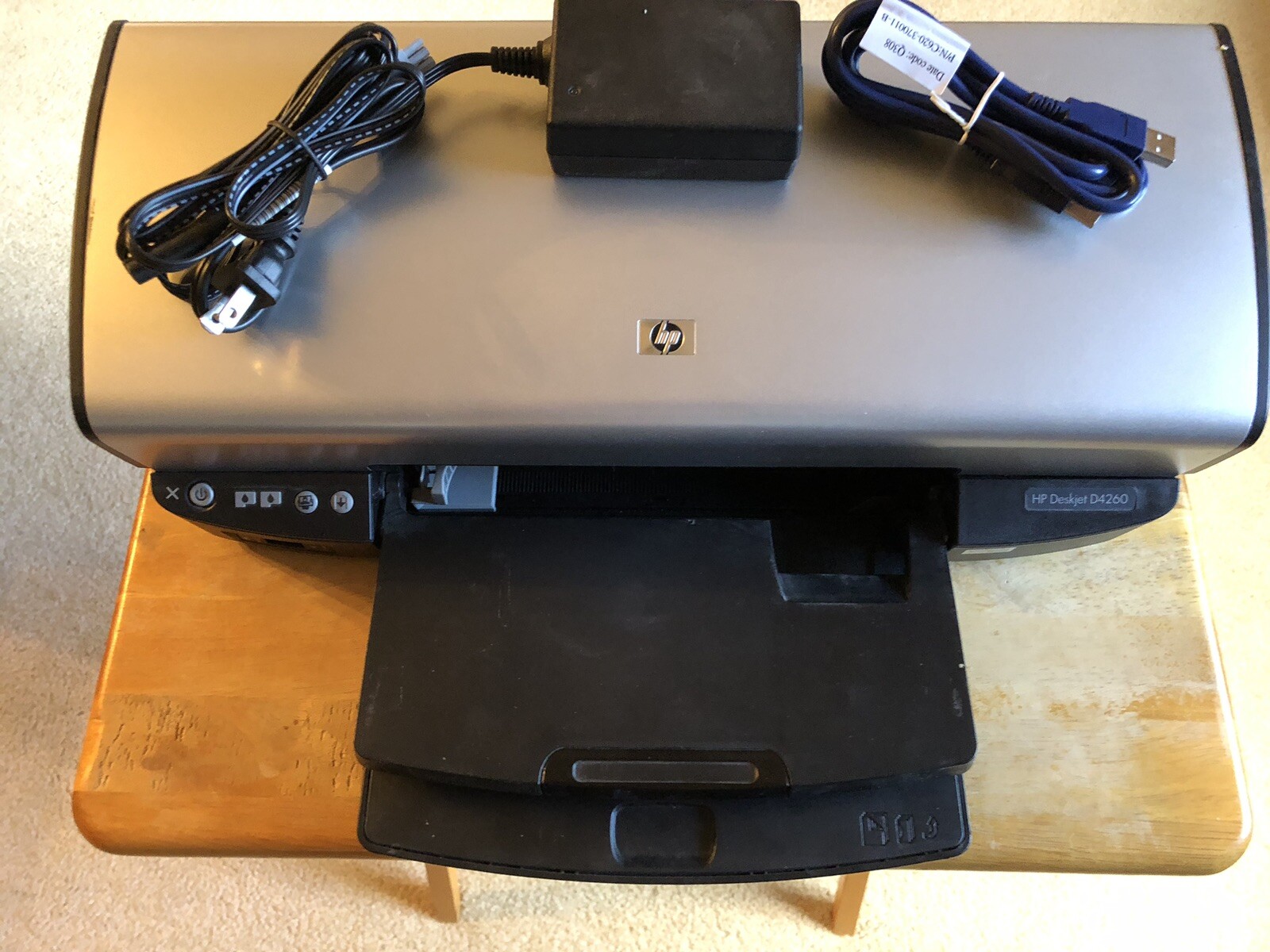 HP Deskjet D4260 Standard Inkjet Printer, Needs Ink, Very Limited Use ...