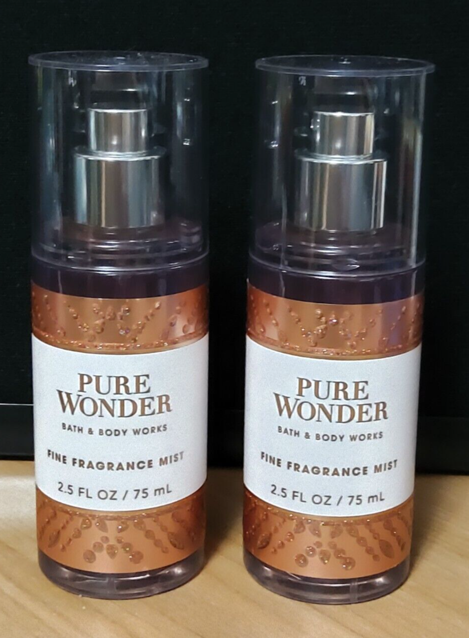 Bath & Body Works PURE WONDER Mist (2 bottles) Travel Size - NEW | eBay