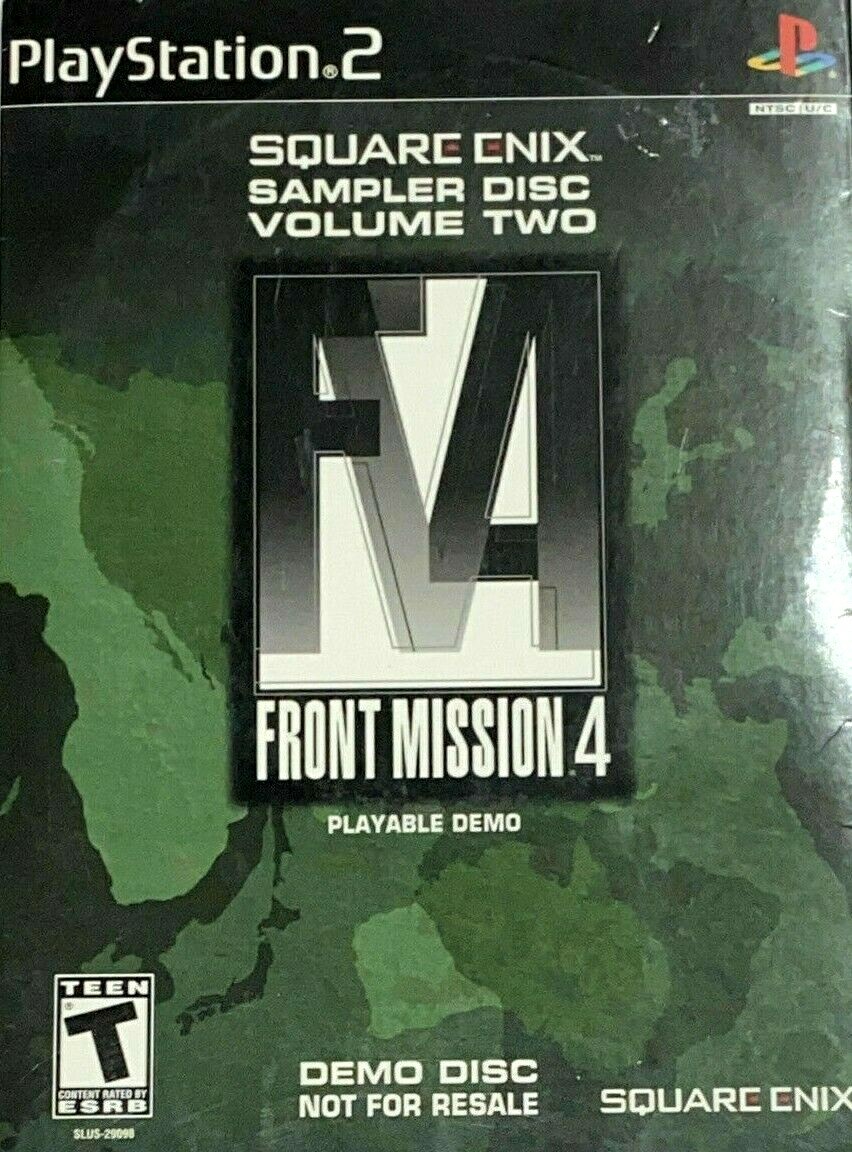 Square Enix Sampler Front Mission 4 PLAYABLE Demo Disc (Playstation2 ...