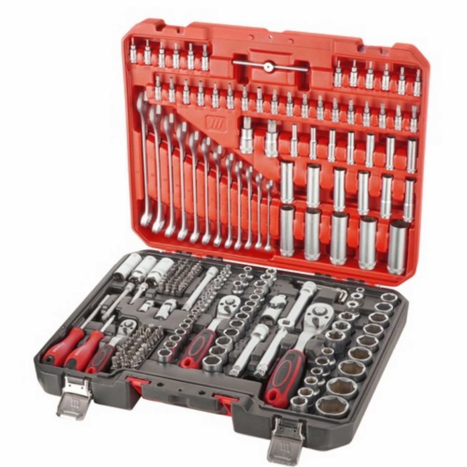 Parkside 216 Piece Car Ratchet & Socket Bit Set High Quality Laser Cut ...