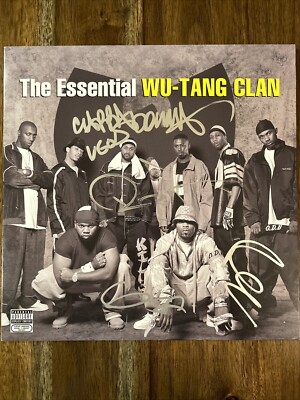 ‘Wu Tang Clan’ Signed ‘The Essential’ Vinyl Album Record Wu-Tang PROOF ...