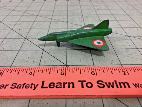 Vintage Tootsietoy? die cast green delta wing fighter jet airplane | eBay