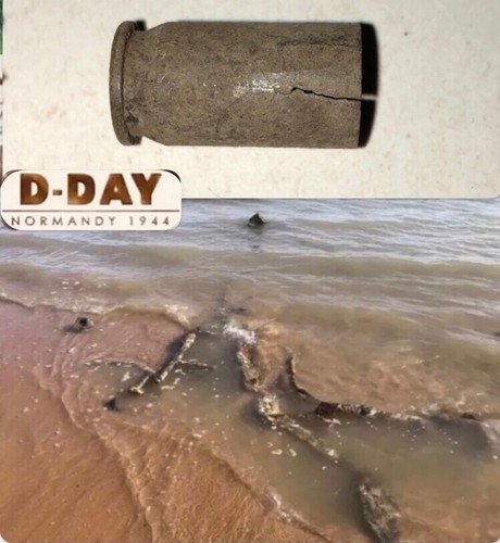 Original WW2-US D-DAY 45 RELIC from Fox Green Sector Omaha Beach D-Day ...