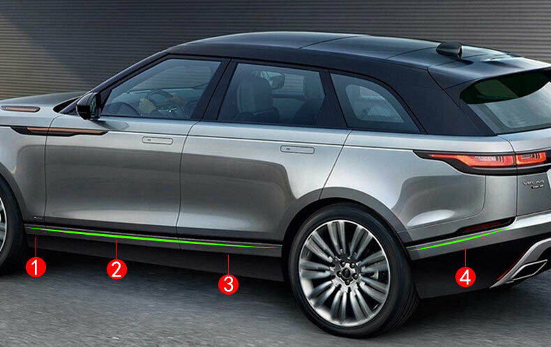 Front Rear Grille Mesh Bar Vent side trims Fits for Range Rover Velar ...