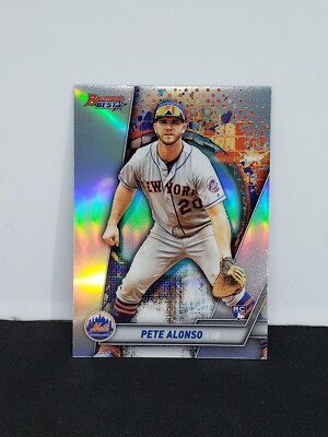 Pete Alonso Rookie Card 2019 Bowman's Best Refractor #32 New York Mets ...
