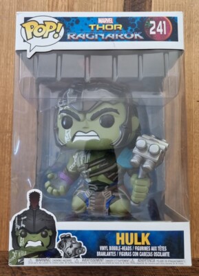 FUNKO POP THOR RAGNAROK HULK #241 10 INCH POP VINYL - Aus Seller - FREE ...