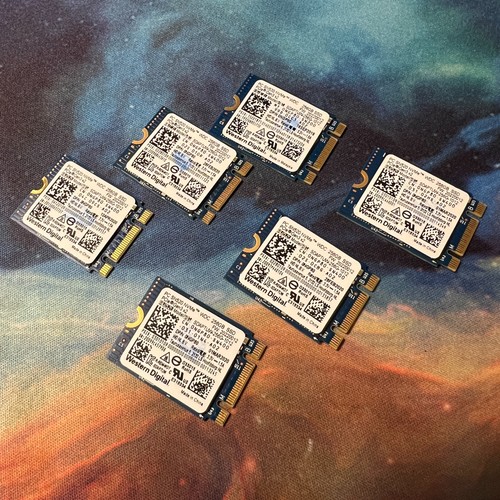 LOT OF 6! WD SN520 Western Digital 256GB M.2 NVMe SSD Solid State Drive ...