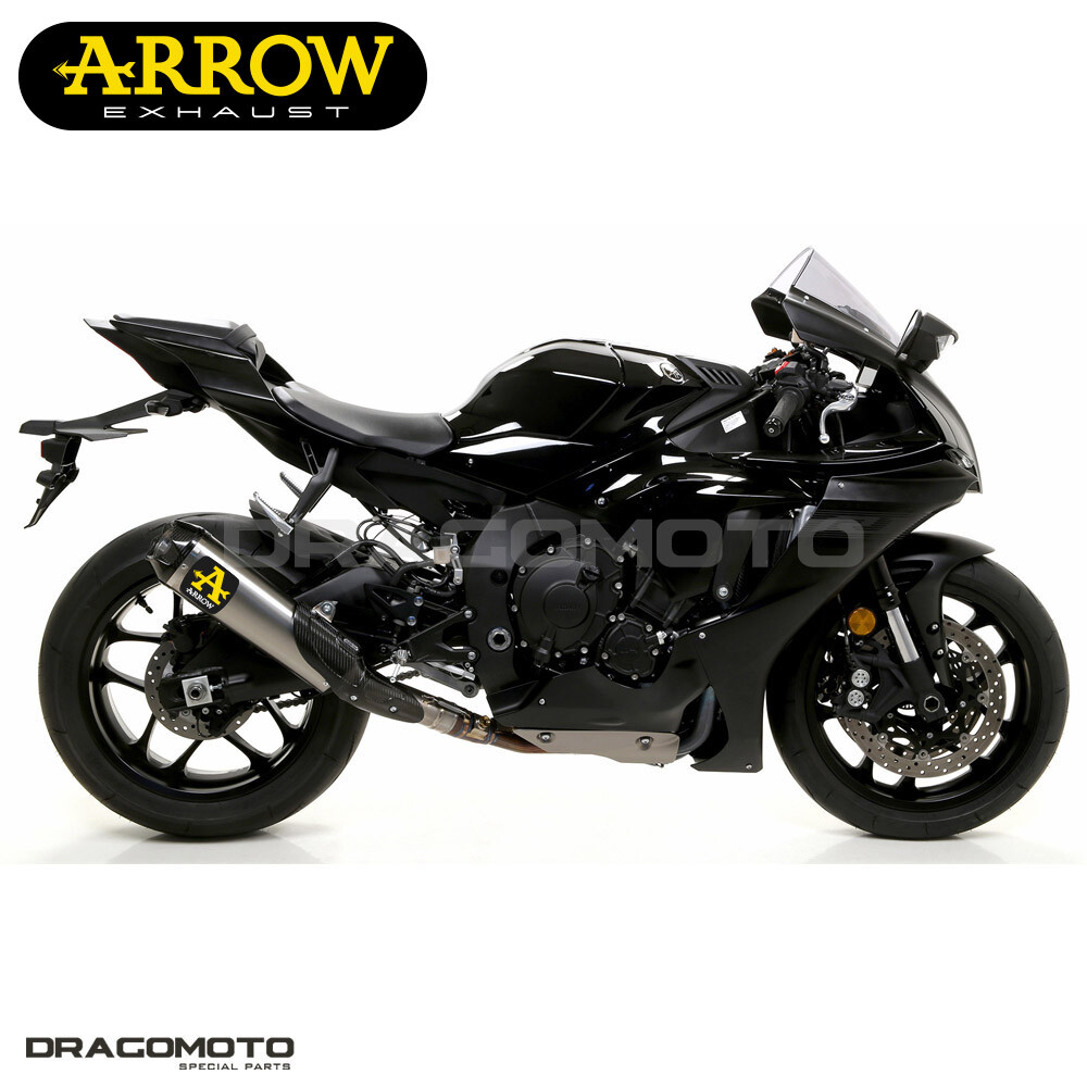 Full exhaust YAMAHA YZF 1000 R1 2017 2018 ARROW EVO Titanium RC CC ...