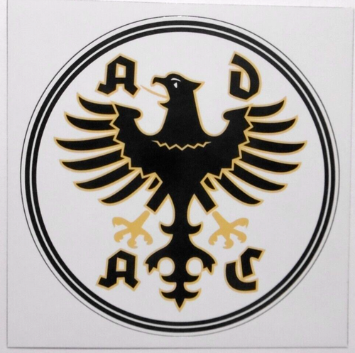 Promotional Stickers ADAC Car Club Old Logo 8cm Classic Plaque outside ...