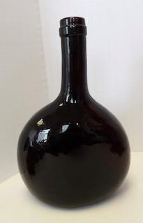Antique Blood Red Amber Stoddard Chestnut Style Bottle | eBay