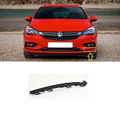 FOR VAUXHALL ASTRA K 2015 - 2020 NEW BUMPER GRILL MOULDING LEFT N/S ...