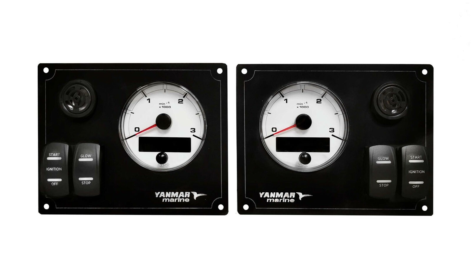 SET OF TWO VDO ELITE MARINE ENGINE CONTROL PANELS FOR YANMAR | eBay