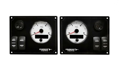SET OF TWO VDO ELITE MARINE ENGINE CONTROL PANELS FOR YANMAR | eBay