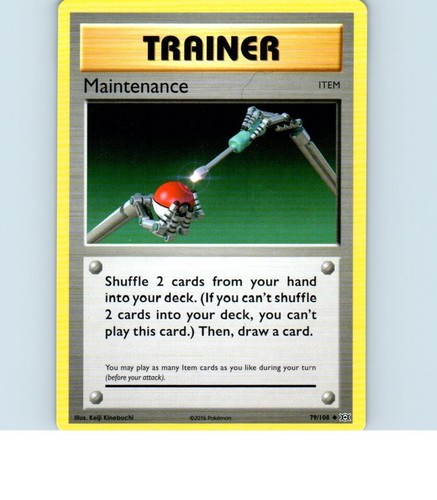 2016 Trainer Maintenance 79/108 Pokemon Card | eBay