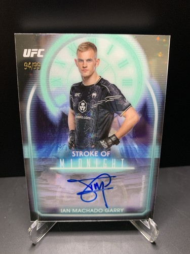 Ian Machado Garry 2025 Topps Midnight UFC Stroke Of Midnight Auto /99 ...