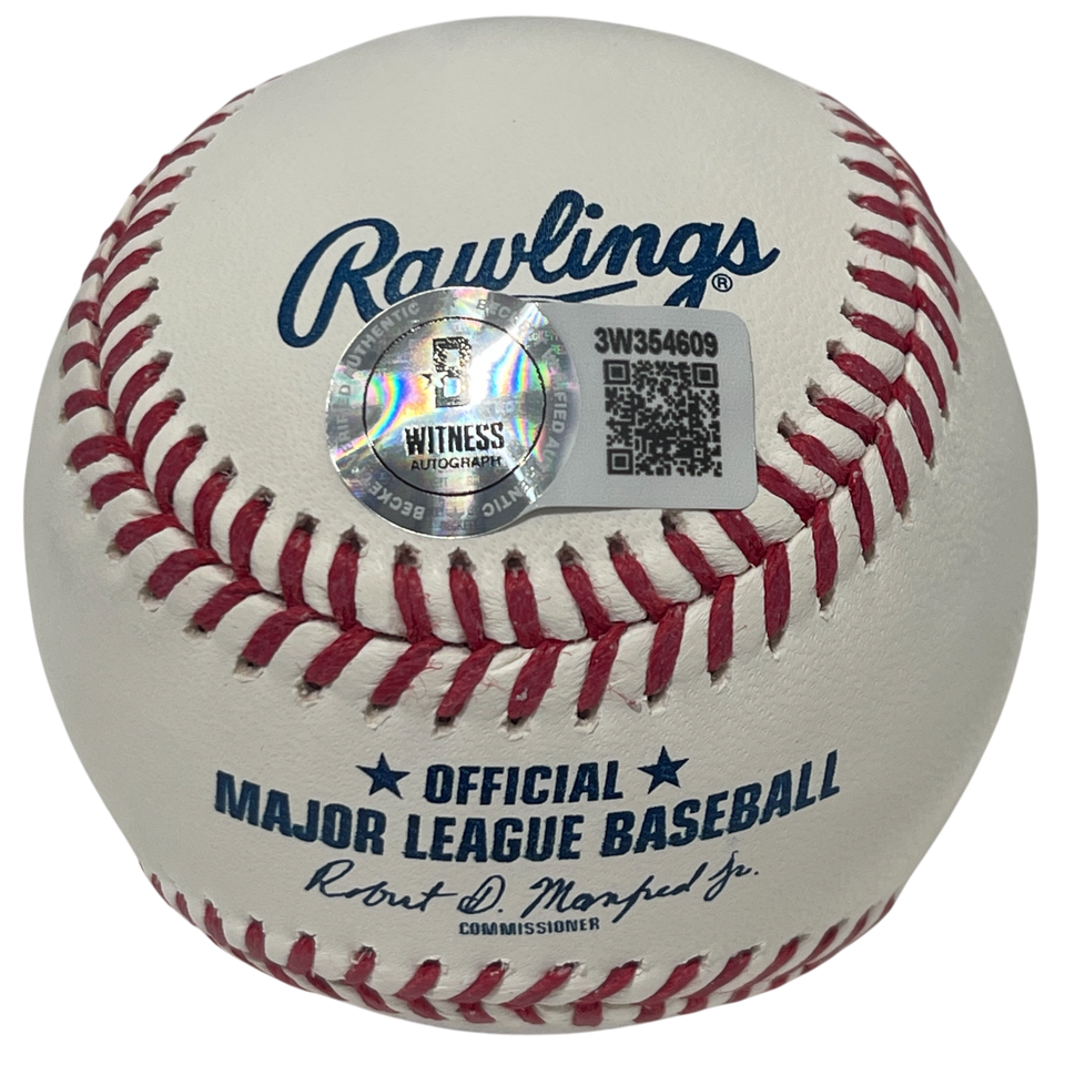 Jay Bell Signed Autographed ROMLB Baseball w/ 01 WSC Beckett Witness ...