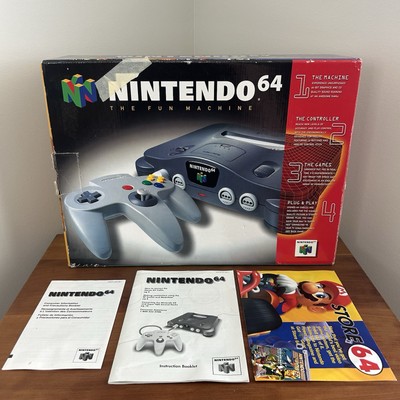 Nintendo 64 N64 System Console BOX w/ Manual & Inserts ONLY, No Console ...