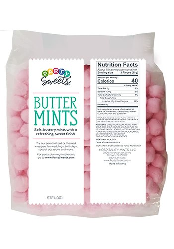 Pink Buttermints 2.75 Pound Appx. 350 pieces from Hospitality Mints | eBay