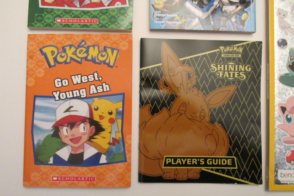 Pokemon Book Lot Scholastic Pokemon 5 Graphic Novel Coloring Book ...