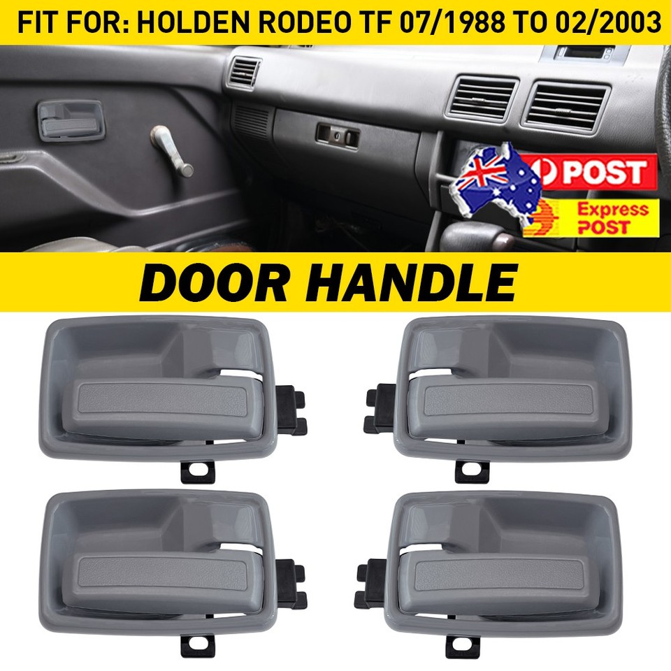 4Pcs Grey Door Inner Handle Kit Fit Holden Rodeo TF 1988-2003 Left ...