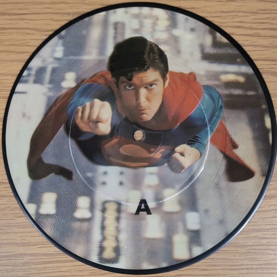 SUPERMAN John Williams Movie Theme PICTURE DISC 7" VINYL SINGLE RECORD ...