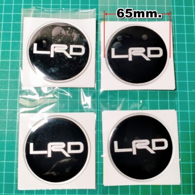 G20 Gray 65mm X 4pcs Stickers Resin Reflect Logo Decor Emblem Wheels ...