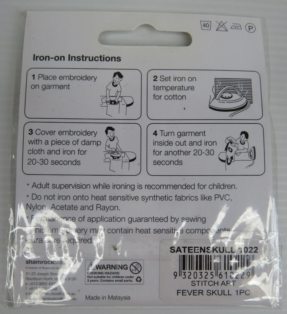 Skull and Cross Bones Fever Skull Iron on Patches Badge Embroidered Motif | eBay