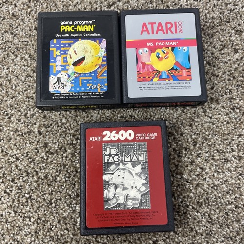 Jr. Pac-Man (Atari 2600, 1988) Authentic Red Label Cartridge Only | eBay