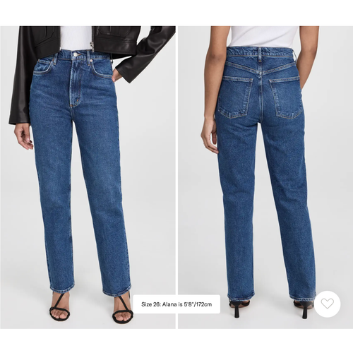AGOLDE High Rise Stovepipe Jeans Aspire 31 NWT | eBay