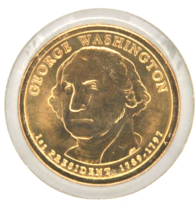 Single George Washington Face 1 Dollar Gold Piece 1st President ...