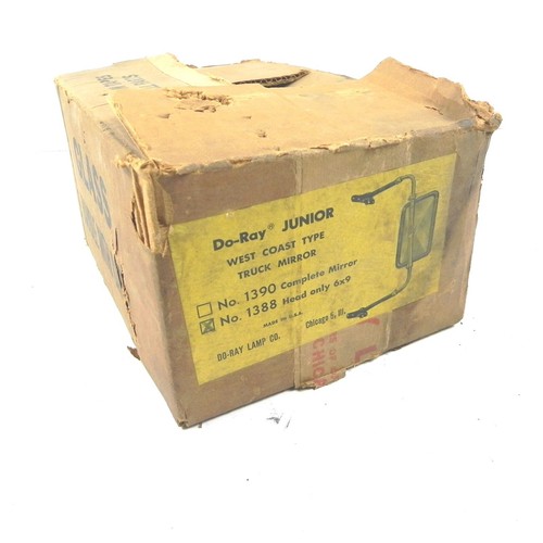 NORS VINTAGE ACCESSORY SIDE VIEW MIRROR TRUCK HOT ROD NEW NO GLASS DO ...