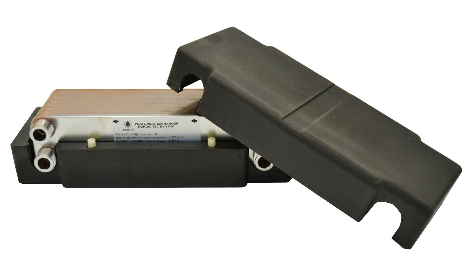 Nordic Tec Brazed Plate Heat Exchanger Optional Insulation Brackets Set ...