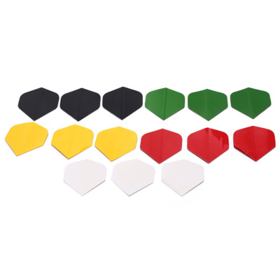 15pcs dart flights nice darts flight mixed color for outdoor darts wing ...
