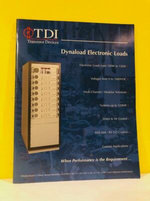 TDI Dynaload Electronic Loads | eBay