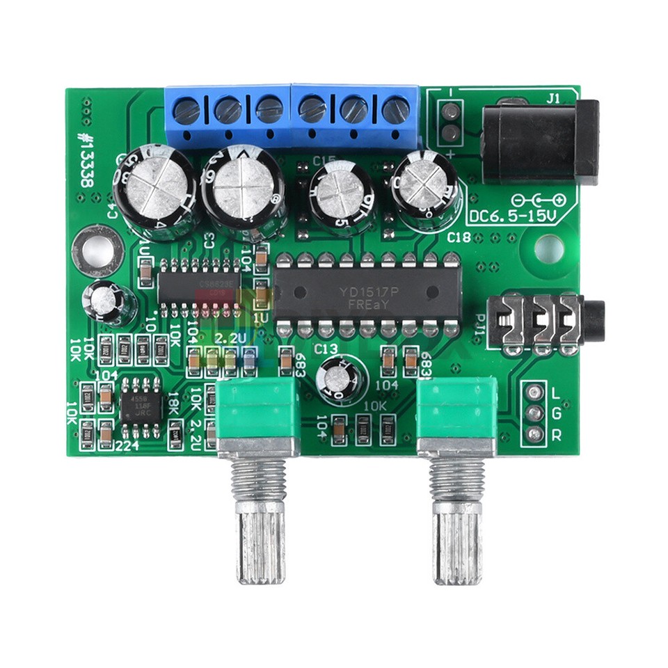 TDA1517P 2.1 3CH Class D Power Amplifier Board 6W+6W+25W Mini Bass ...