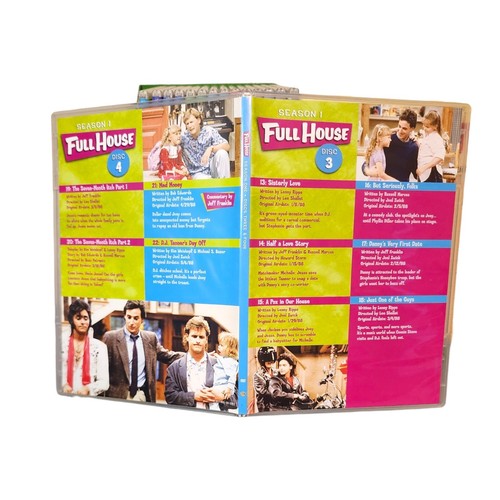 Full House REPLACEMENT DVD for Complete Series Season 1 Discs 3 & 4 ...