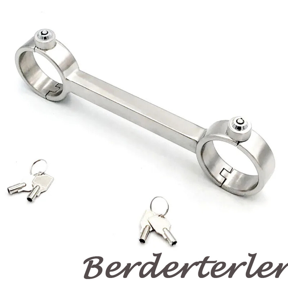 Stainless Steel Spreader Bar Handcuffs BDSM Bondage Hand Cuffs For ...