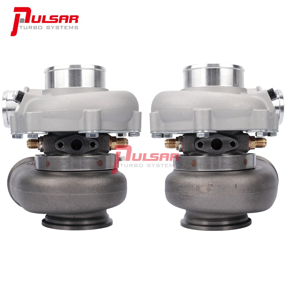 Pulsar Turbo 4849G Dual Ball Bearing Mirror Turbo+Vband to T4 Adaper*2 ...