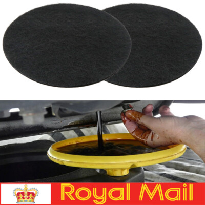 2PCS 140° Round Oil Drain Splash Pad No Splatter Pad Changing Oil Anti ...