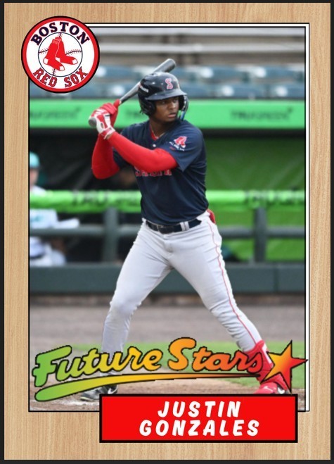 2025 Justin Gonzales Future Stars Rookie Card #25 Boston Red Sox | eBay