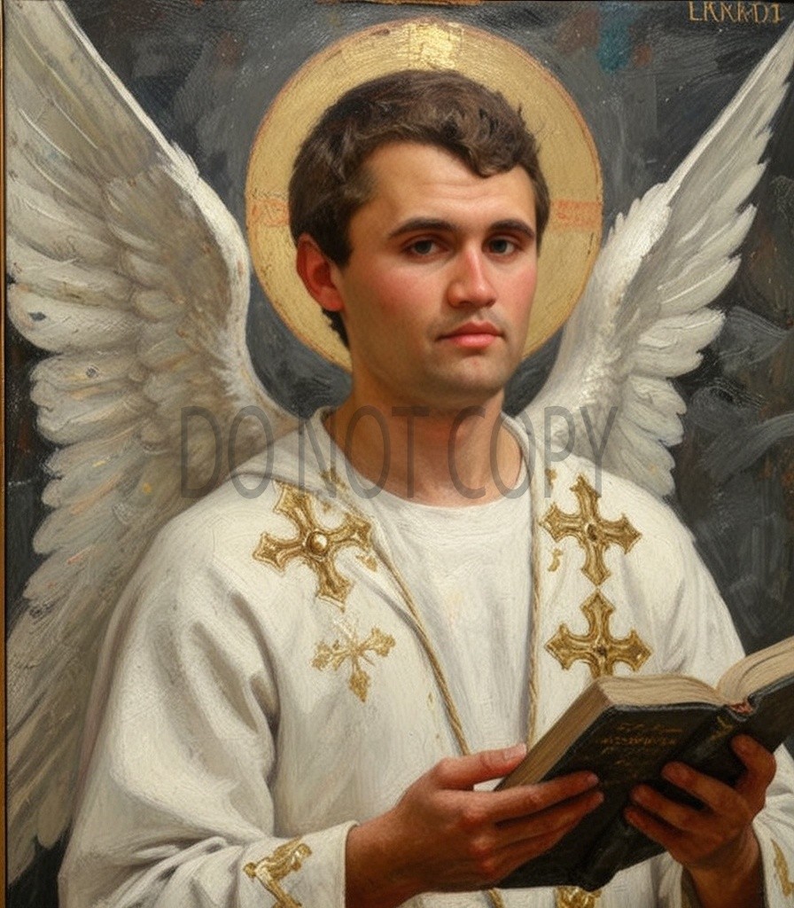 Charlie Kirk RIP Memorial Angel Saint Charlie MAGA AI Generated 8X10 ...