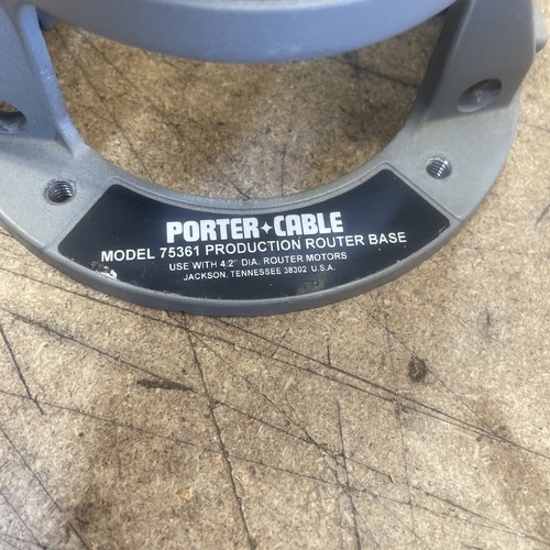 Porter Cable Model 75182 Variable Speed Production Router | eBay