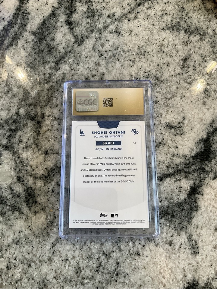 Shohei Otani 50/50 #64 CGC Pristine 10 | eBay