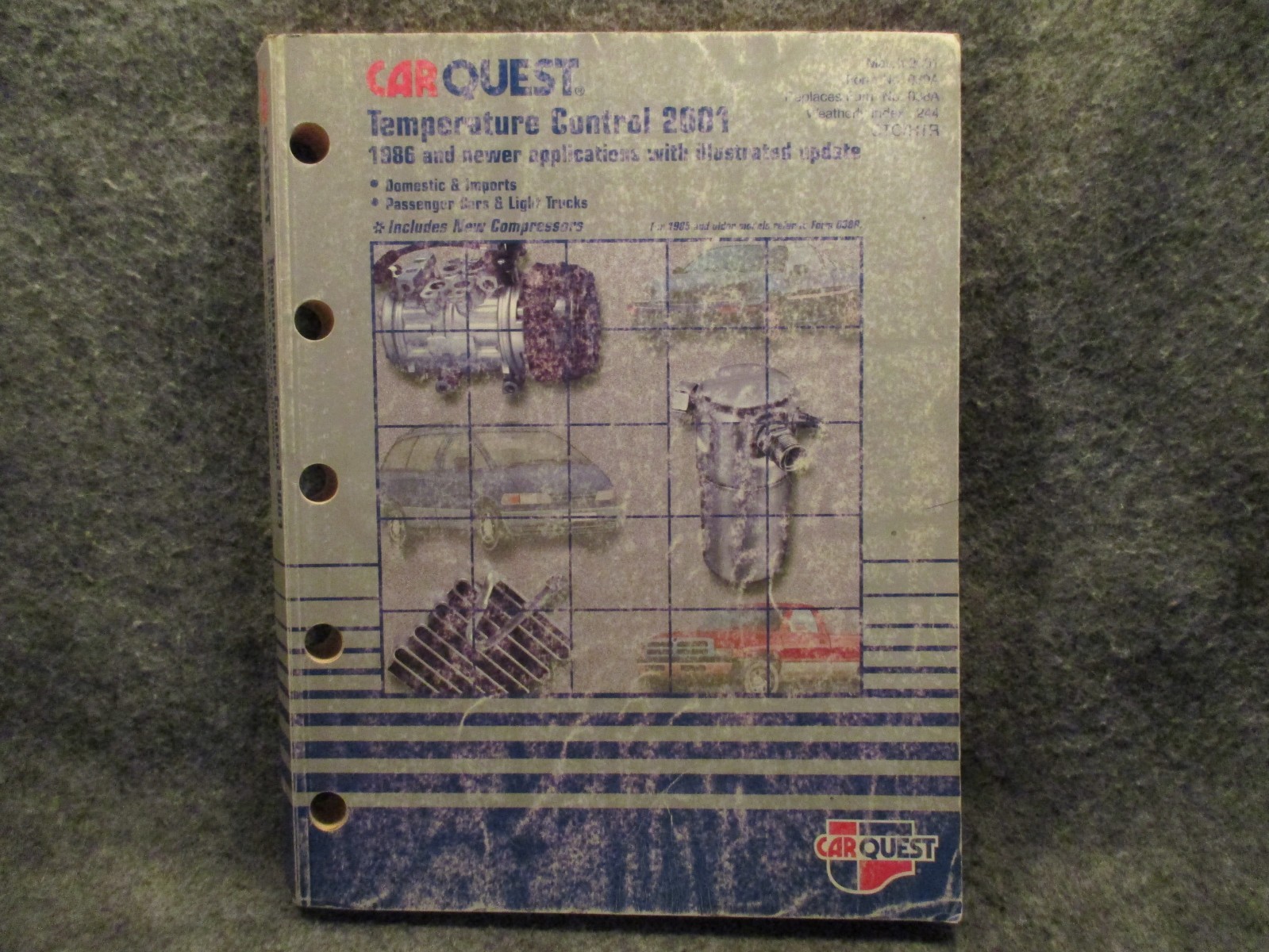 Car Quest Temperature Control 2001 Domestic & Import Catalog Form No ...