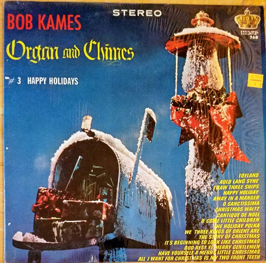 BOB KAMES, ORGAN AND CHIMES #3. Stereo vinyl LP. Very good-plus ...
